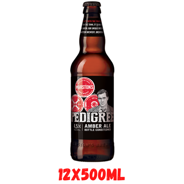 Marston’s Pedigree Amber Ale (500ml) x 12 | Lazada Singapore