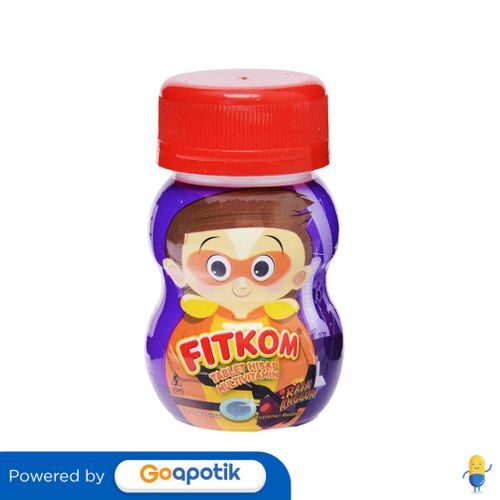 Fitkom Rasa Anggur Botol 21 Tablet | Lazada Indonesia