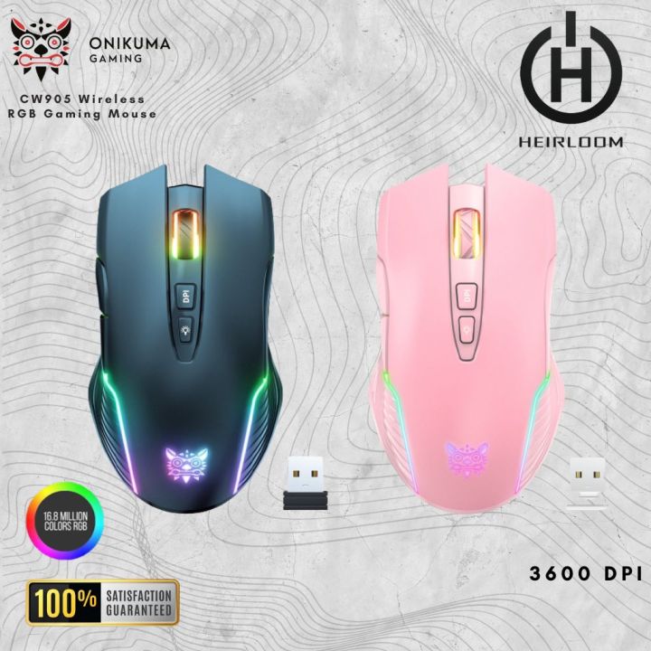 ONIKUMA CW905 RGB Wireless Gaming Mouse with 3600 DPI | Lazada