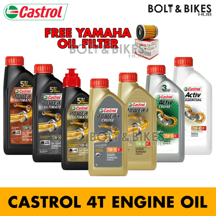 Castrol Engine Oil 4T Motorcycle | Lazada