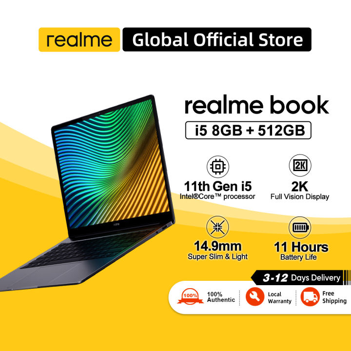 realme Book Laptop (8GB+512GB SSD)|11th Gen Intel® i5 Core™ Processor ...