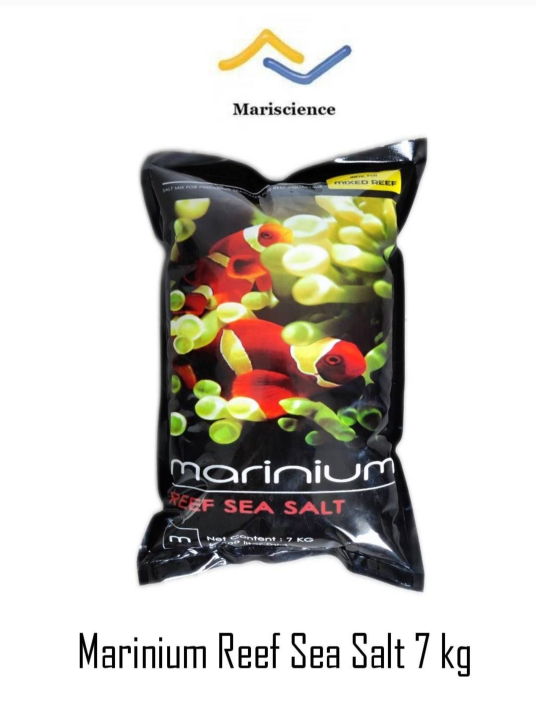 เกลือวิทยาศาสตร์ MARINIUM REEF SEA SALT 7 kg. (เกลือสำหรับทำน้ำทะเล ...