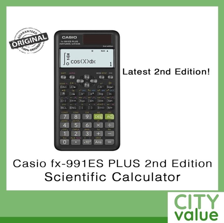 Casio FX-991ES Plus Latest 2nd Edition Scientific Calculator. Casio ...