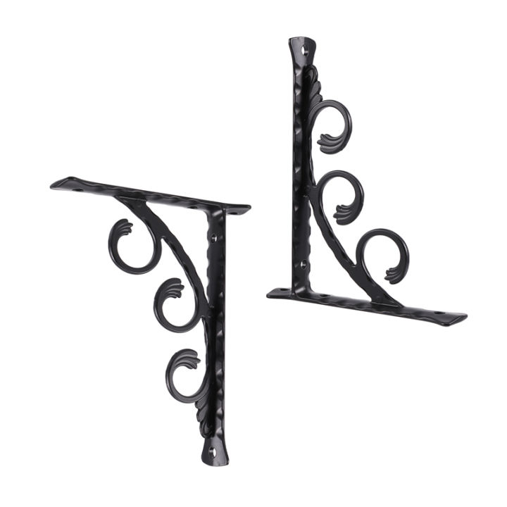 2Pcs Wall Mounted L Shaped Angle Bracket Multifuntional Brace Shelf ...