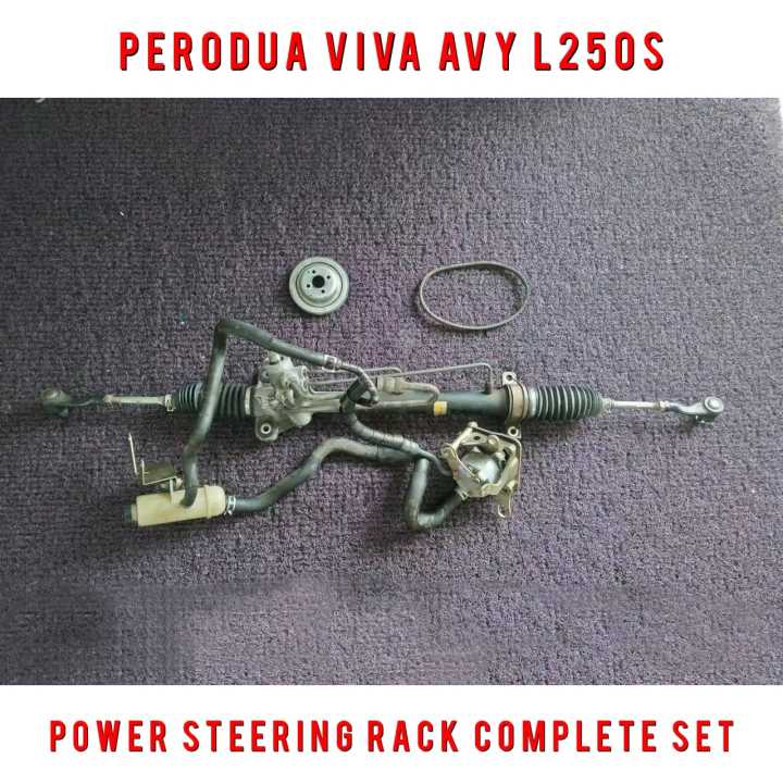 Perodua Viva Avy L250S Power Steering Rack Full Complete Set PNP Viva ...