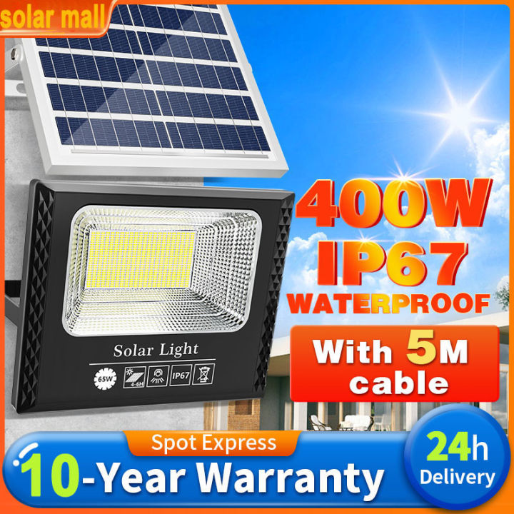 【COD】Solar Light Outdoor Waterproof Led Lights For Room At Night Flood ...