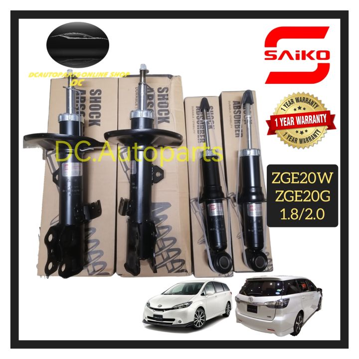 SAIKO SHOCK ABSORBER TOYOTA WISH 1.8 / 2.0 ZGE20 ZGE20W ZGE20G ZGE21G ...
