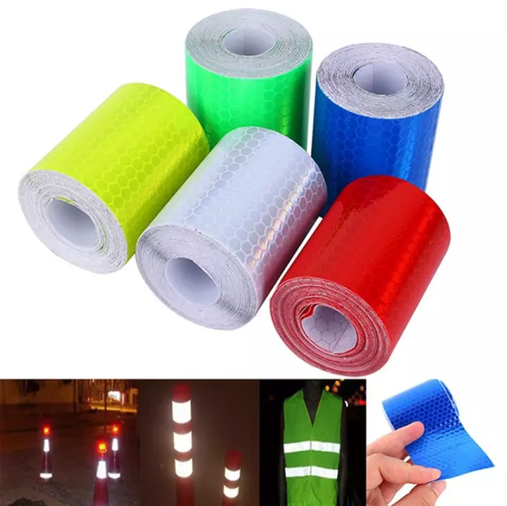 Endeavour 5cm*1m Bike Body Reflective Safety Stickers Reflective Safety ...