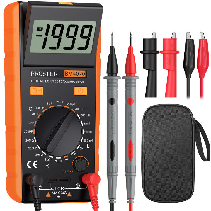 LCR Meter LCR Multimeter Tester for Capacitance Resistance Inductance ...