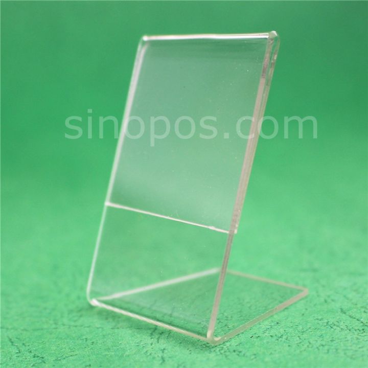 {KUT Department Store} Acrylic Small Sign Holder 4x6cm L-shape stand ...