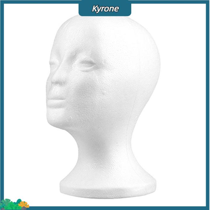 Female Head Model Foam Mannequin Head Hats Glasses Wigs Display Stand ...