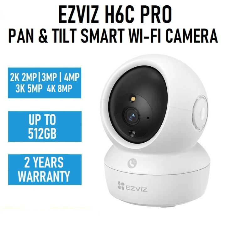 EZVIZ H6C PRO 2MP 3MP 4MP 5MP 8MP Smart Wi-Fi Security Camera CCTV ...