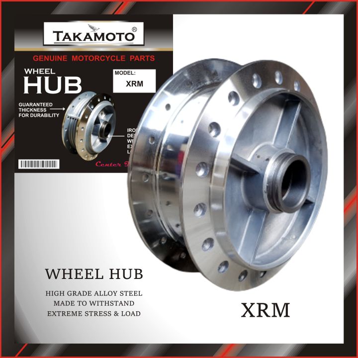Takamoto Original Motorcycle Chrome Wheel Hub for XRM 110 | Lazada PH