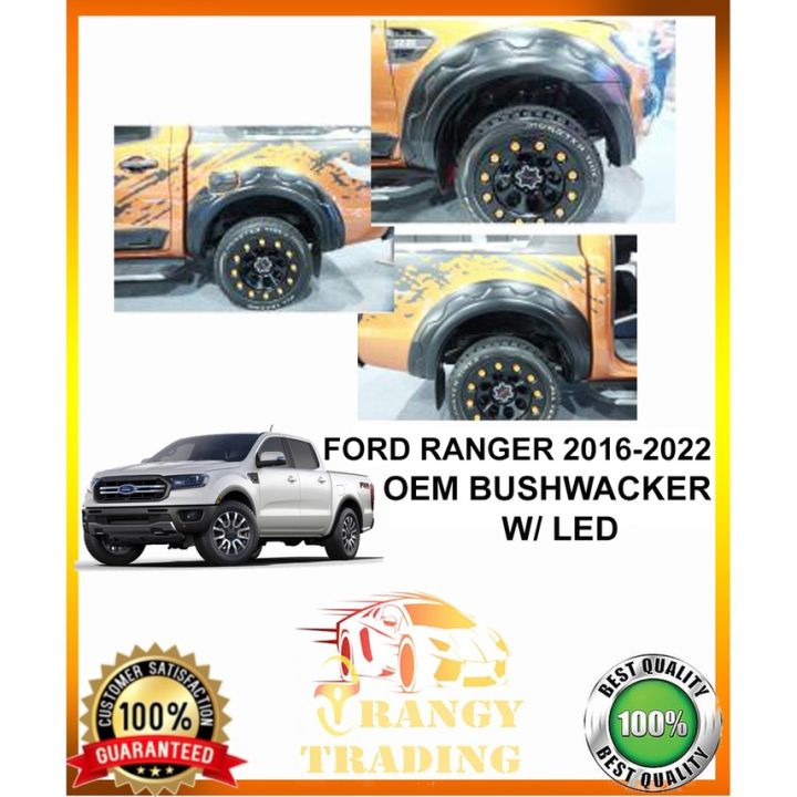 Ford Ranger T7 T8 2016 to 2022 XLT/XLS/FX4 OEM Bushwacker w/ DRL or ...