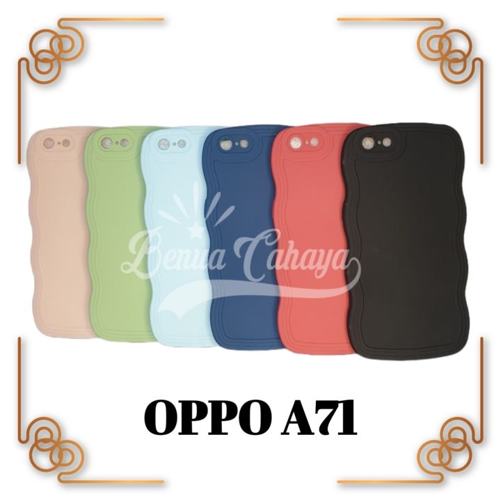 CASE OPPO A71 / A74 4G / A76 A36 / A96 - SOFTCASE SILIKON GELOMBANG ...