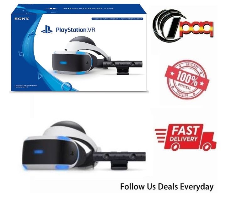 Sony PlayStation VR (Virtual Reality) + PlayStation Camera Bundle (CUH-ZVR2)(Warranty Sony ...