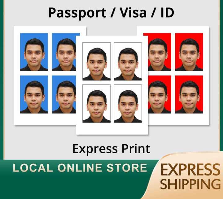 Gambar Passport/Passport Photo/ID Photo/Visa Photo Print/ (Fujifilm ...