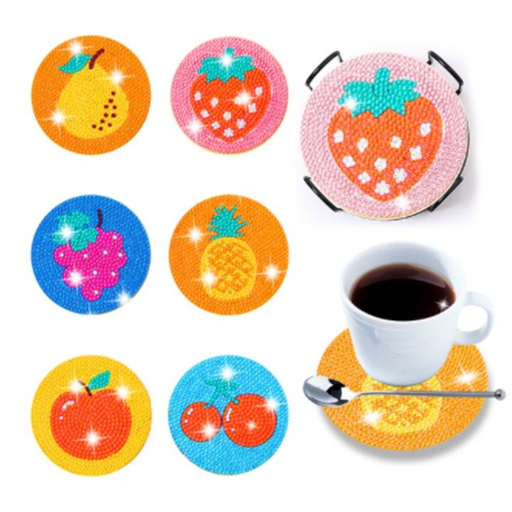 YIYU ดีไอวาย ลายผลไม้ พลอยเทียมเทียม งานปักเพชร ภาพวาดเพชรเพ้นท์ พร้อม ...