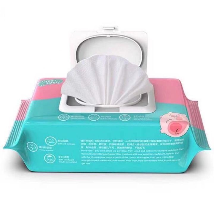 UISNMALL Organic Baby Wipes 80 Pcs Per Pack 99% Water Hypoallergenic ...