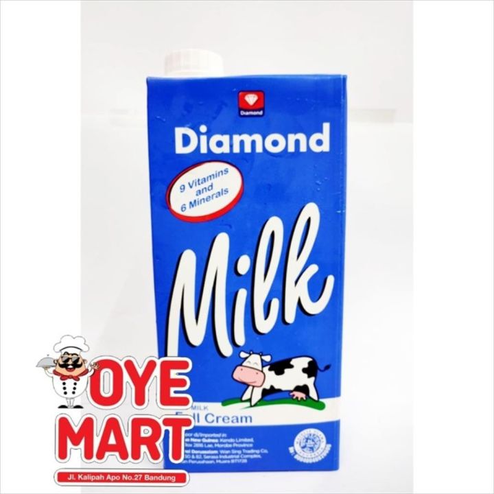DIAMOND MILK UHT FULL CREAM 1LITER / SUSU UHT | Lazada Indonesia