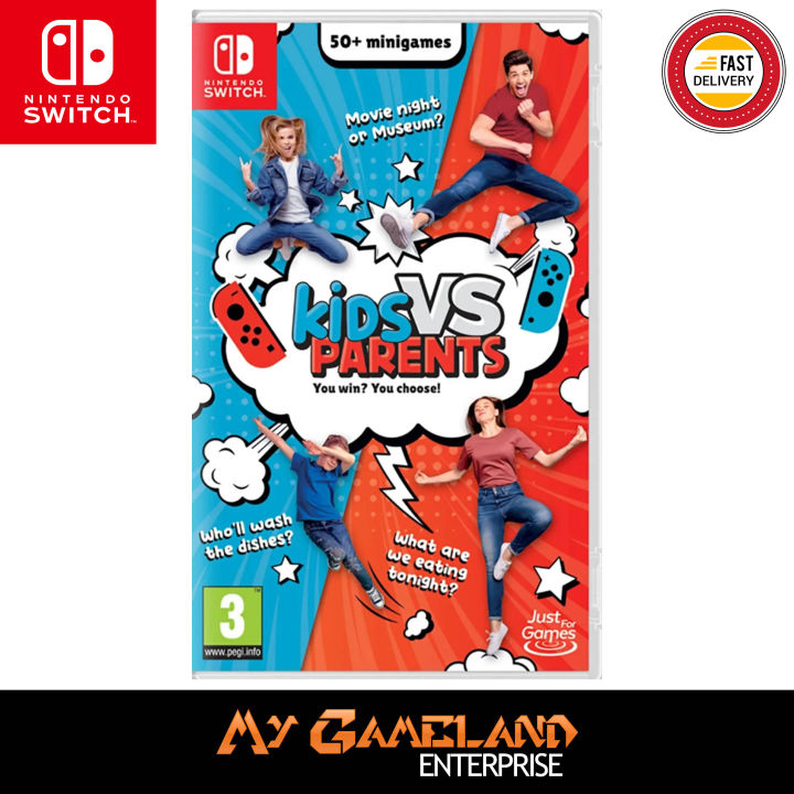 Nintendo Switch Kids VS Parents (EU)(English) | Lazada