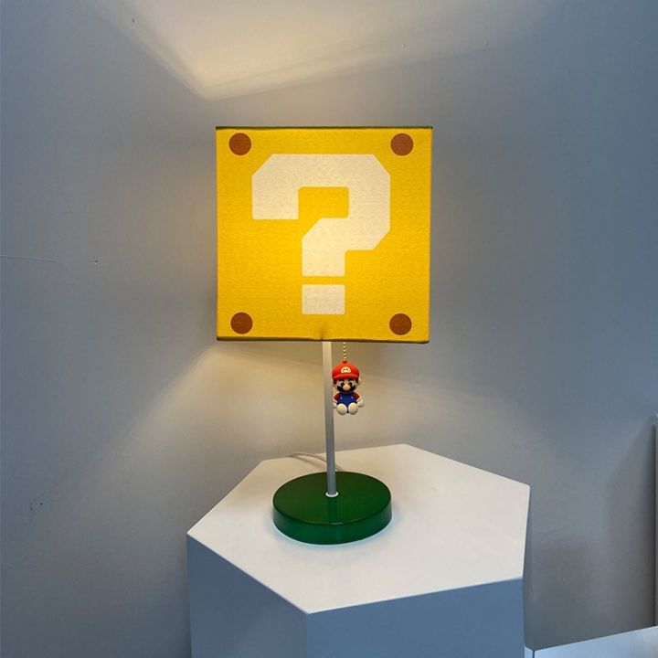 Cartoon MARIO Table Lamp Birthday Gift Wedding Lampu Meja Bedside Table ...