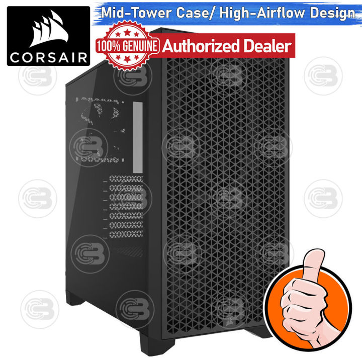 [CoolBlasterThai] CORSAIR 3000D AIRFLOW Mid-Tower PC Case - Black ประกัน 2 ปี | Lazada.co.th