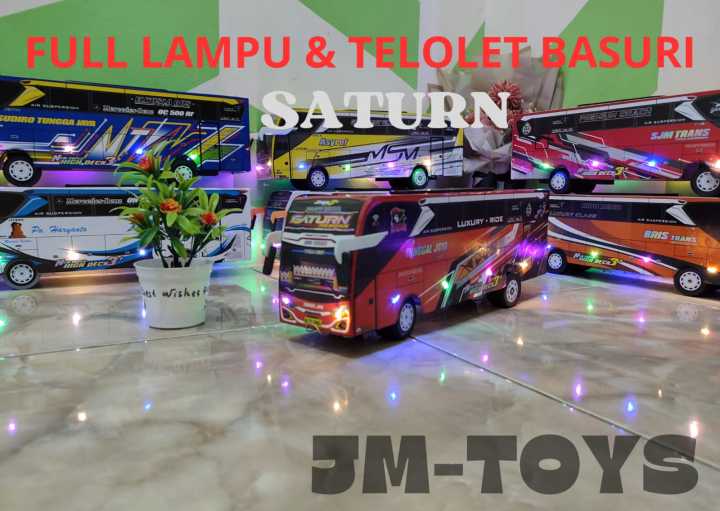 MINIATUR BUS TELOLET BASURI TUNGGAL JAYA SATURN | Lazada Indonesia