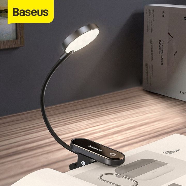 Baseus Mini clip lamp โคมไฟ Led แบบคลิปหนีบชาร์จ Usb | Lazada.co.th