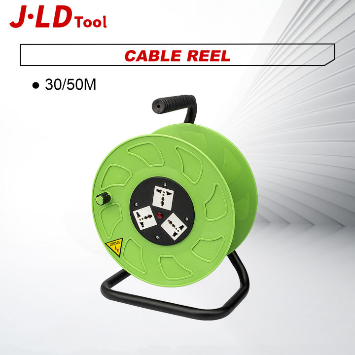 30M-50M Extension Cord 3 Power Outlet Masterplug Power At Work Metal ...