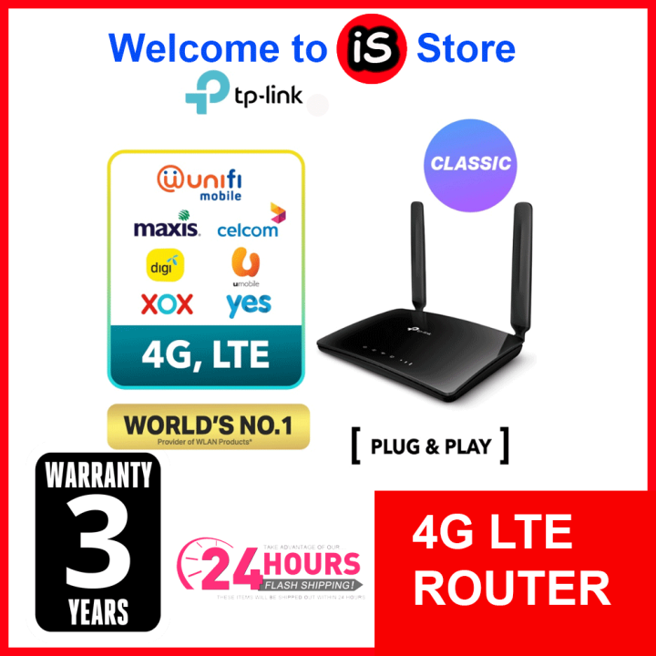 TP-Link 300Mbps 4G LTE Wireless Wifi Modem Router Direct Sim Card ...