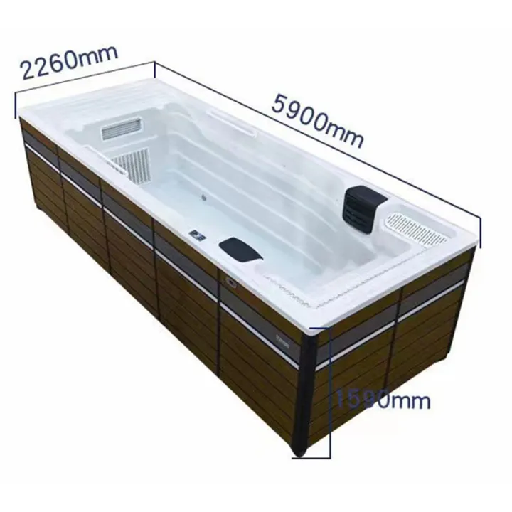 The outdoor swimming pool with infinite constant temperature is ...