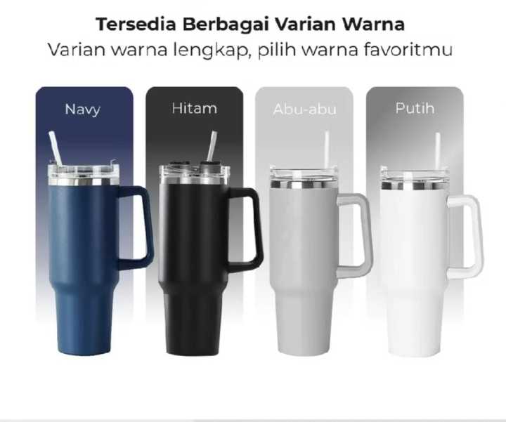 Tumbler Stanley 800ml 1200ml Termos Cruiser Gagang Botol Stainless ...