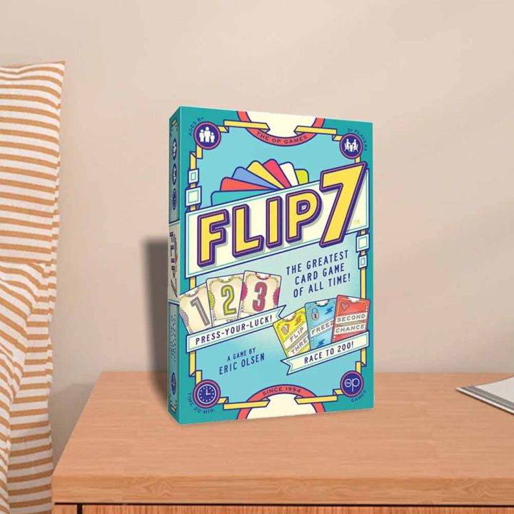 English Flip 7 Card Game - Fun & Strategic Tabletop Board Game for Family & Friends | Lazada PH