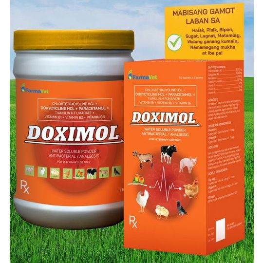 DOXIMOL WATER SOLUBLE POWDER 1KL for animals birds gamefowl, pigs ...