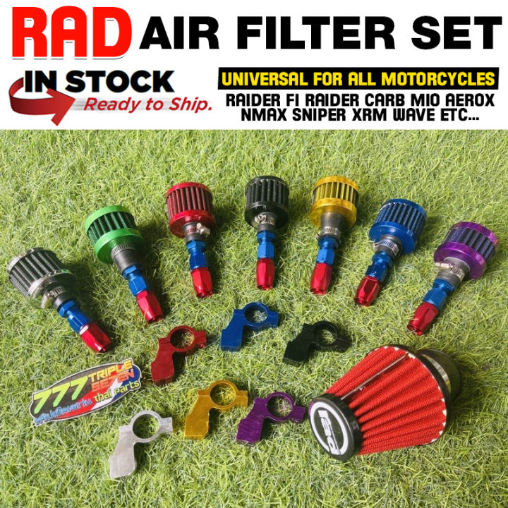 RAD Air Filter Engine Breather Set for Raider 150 Fi Carb Sniper RS150 ...