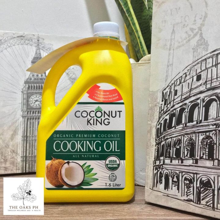 Coconut King Organic Premium Coconut Cooking Oil 1.6L | Lazada PH