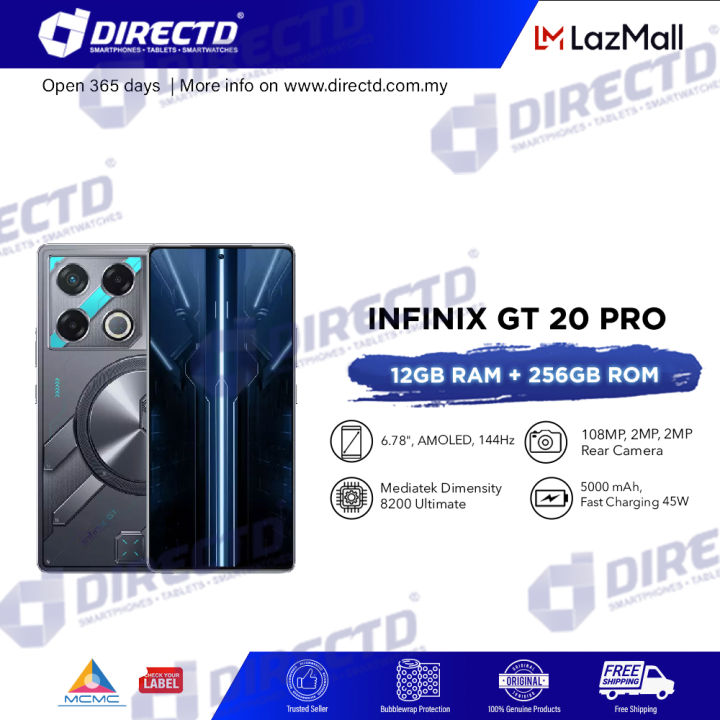 Infinix GT 20 Pro | GT20 PRO [12GB (24GB Extended RAM) | 256GB ROM ...