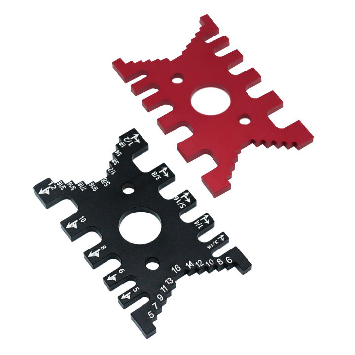 Router Bit Height Gauge Woodworking Tenon Gaps Gauge Measuring Card ...