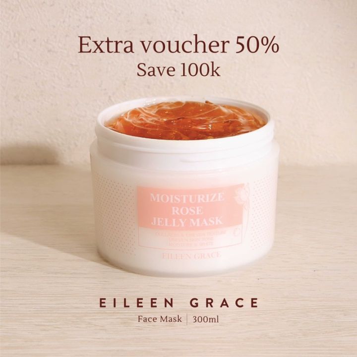 EILEEN GRACE - Moisturize Rose Jelly Mask 300ml | Lazada Indonesia