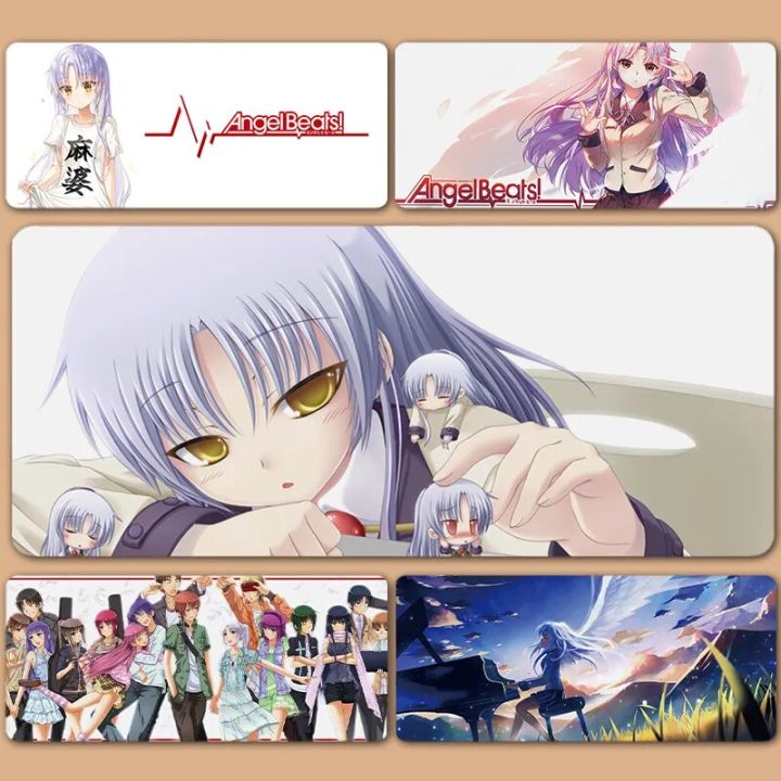 Angel Beats Tachibana Kanade Nakamura Yuri Yu XXL แผ่นรองเมาส์คีย์บอร์ด ...