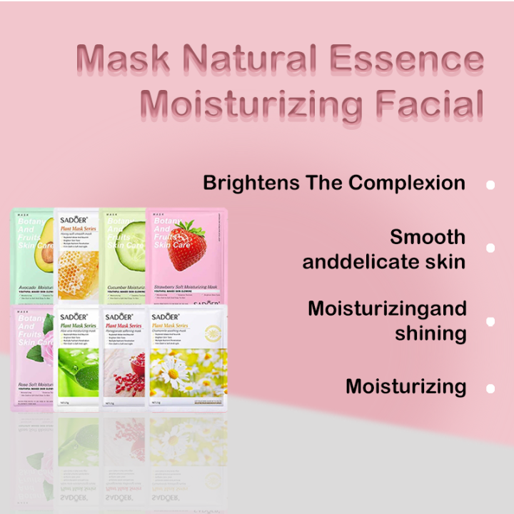 SADOER Botanical Fruit Mask Hydrating Mask | Lazada