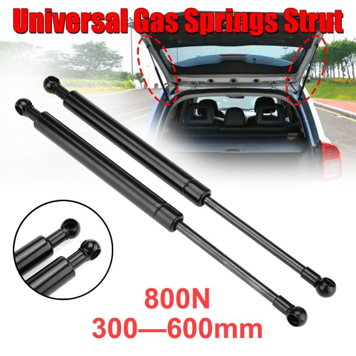 2pcs Universal Gas Springs Strut Bars Gas Lift Support Boot Bonnet 800n