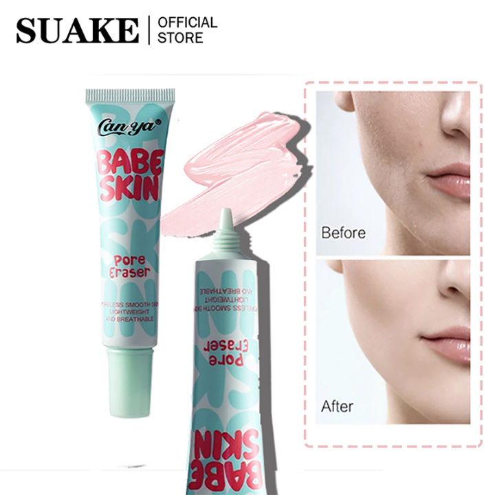 SUAKE Oil-Control Refreshing Face Primer Glow Pore-Blurring Smooth ...