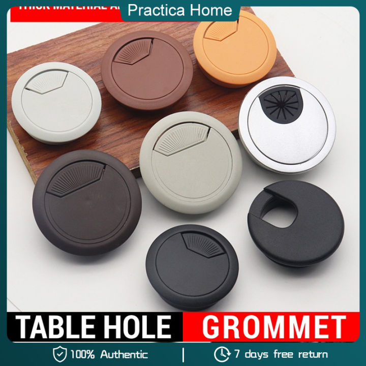 High Quality Computer Desk Table Grommets Cable Wire Hole Plastic Cover ...
