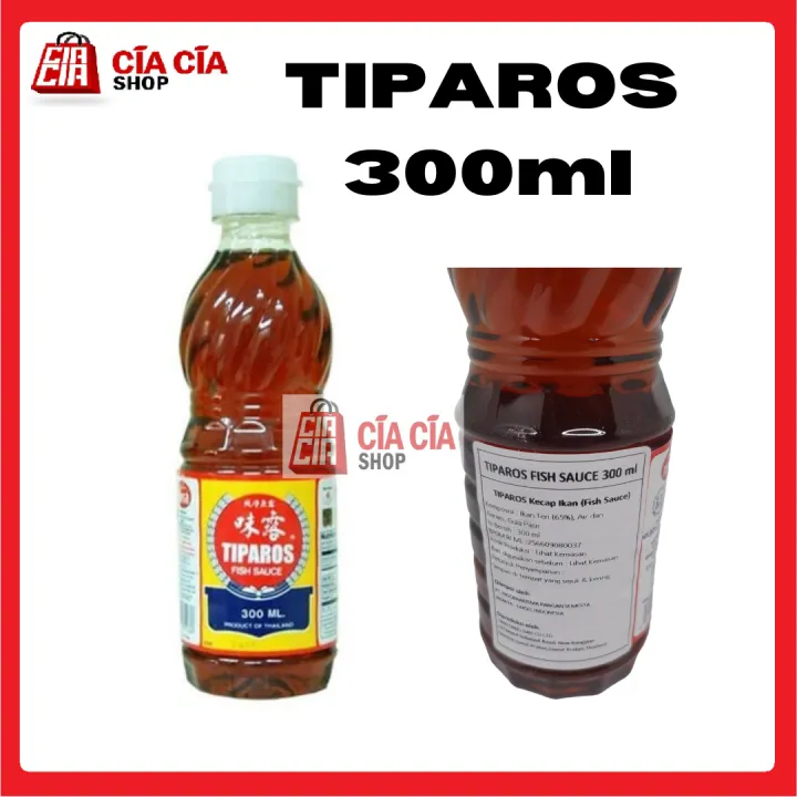 Tiparos Fish Sauce 300ml Kecap Ikan Tiparos Thailand 300 ML HALAL ...