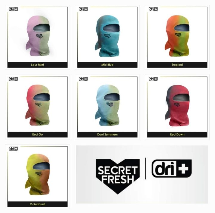 Dri+ x Secret Fresh Premium Balaclava by Burlington PH | Lazada PH