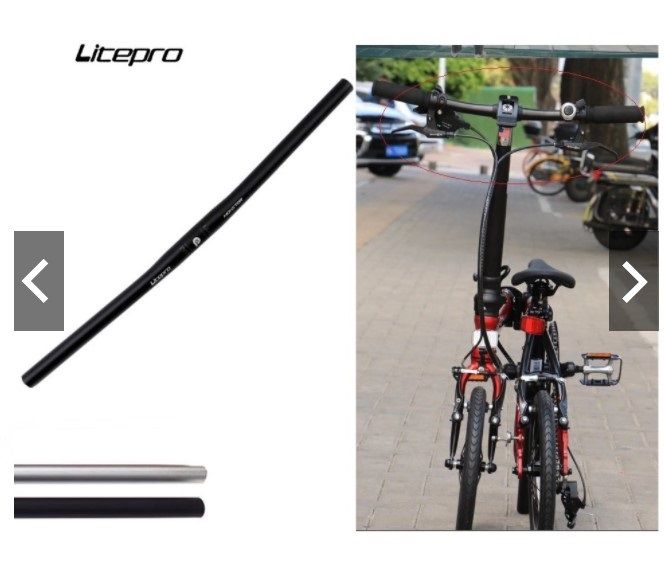 Stang Sepeda Litepro Monster Silver Ukuran Standar 25,4. Stang Sepeda ...