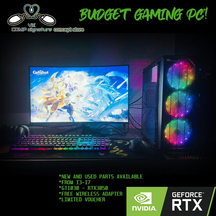 Budget Gaming PC Desktop 2023 with Intel / Ryzen 5 3600 / GTX 1650 ...