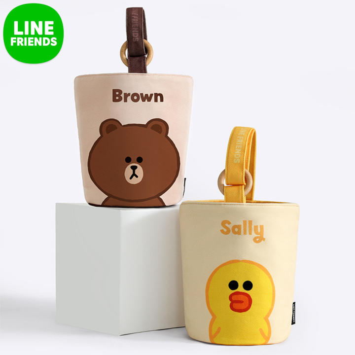 100% Authentic Line Friends Shoulder Bucket Bag Casual Handbag ...